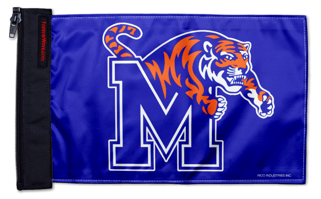 Memphis 11"x17" Forever Wave Flag for Jeep Wrangler CJ-7 and CJ-8 1976