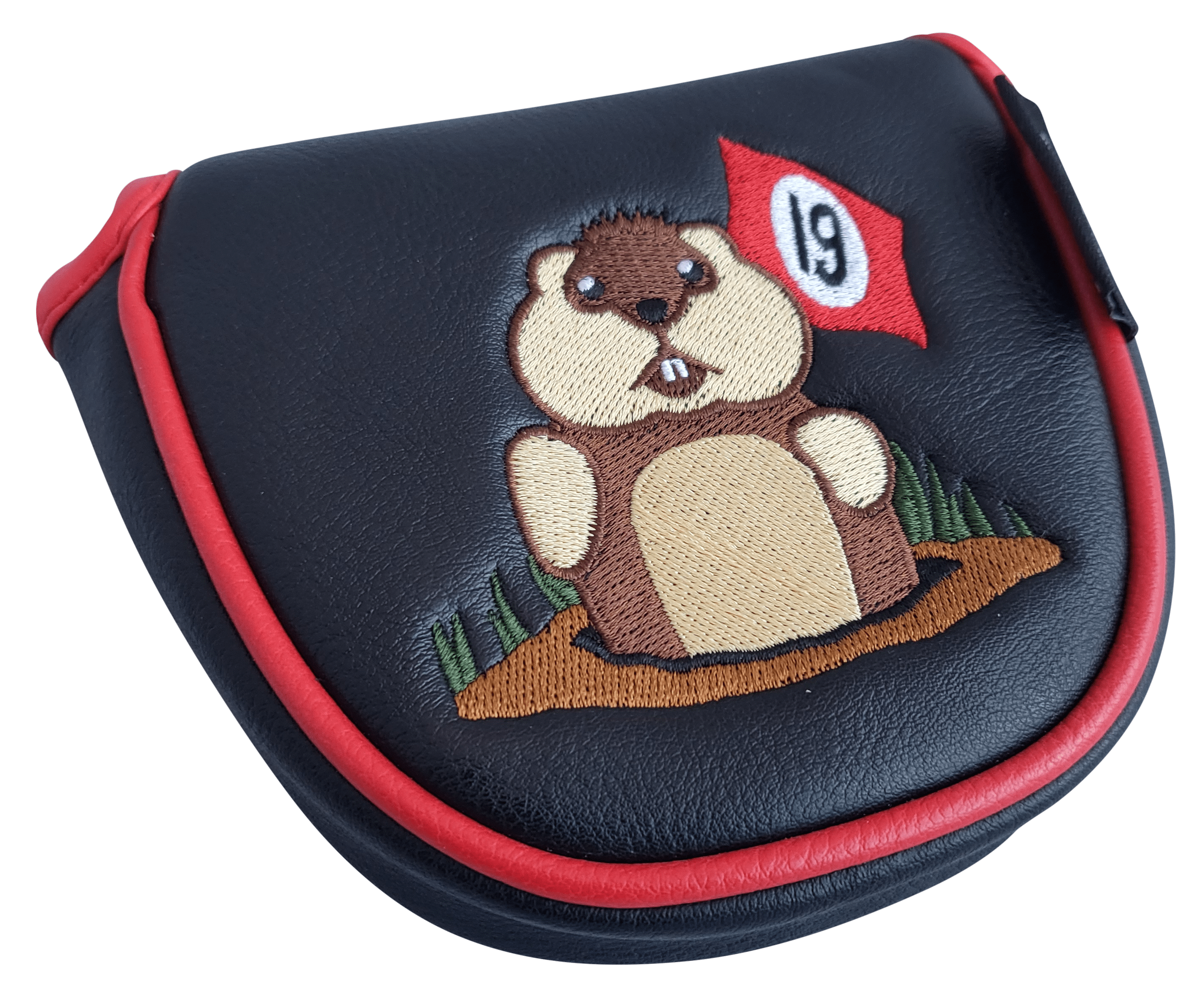 19th Hole Gopher Embroidered Mallet Putter Cover by ReadyGOLF