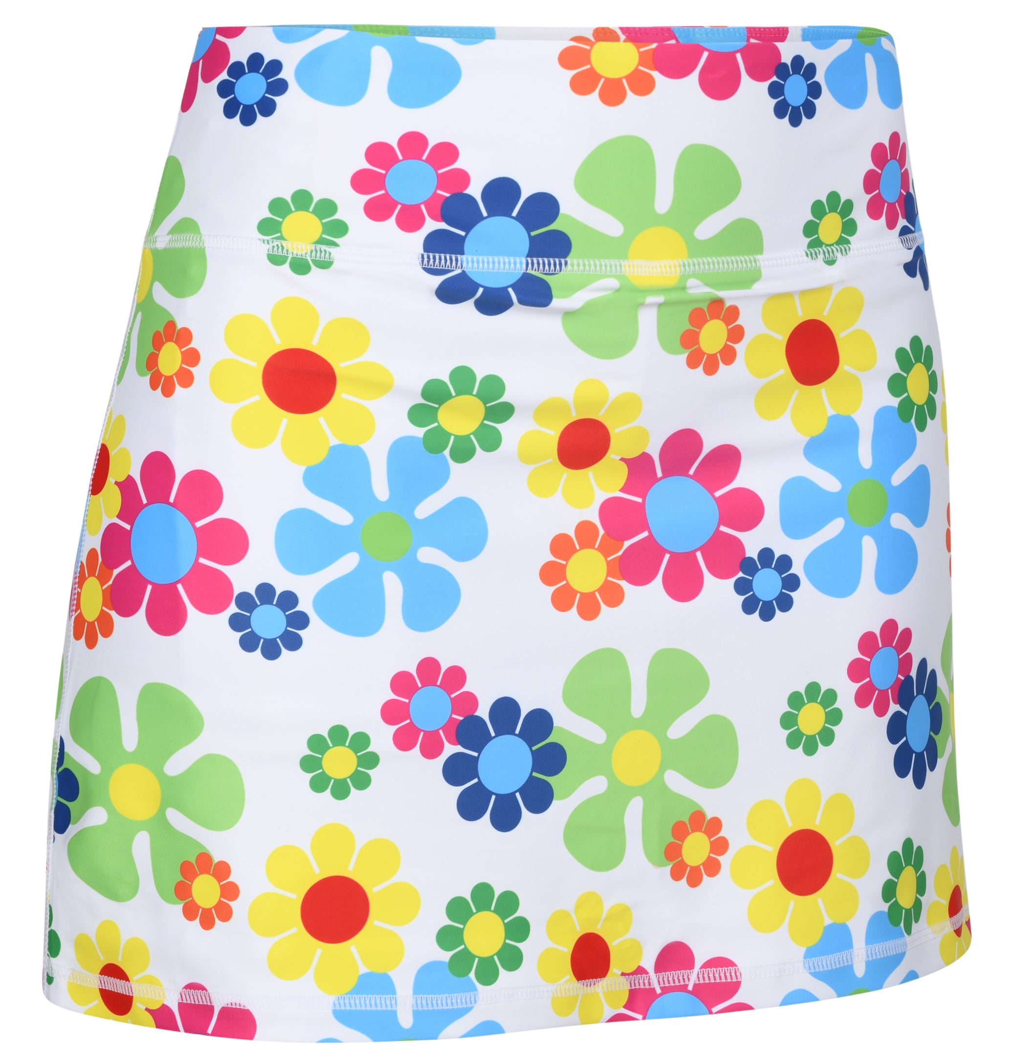Flower Power Women's Golf Activewear Skort by ReadyGOLF