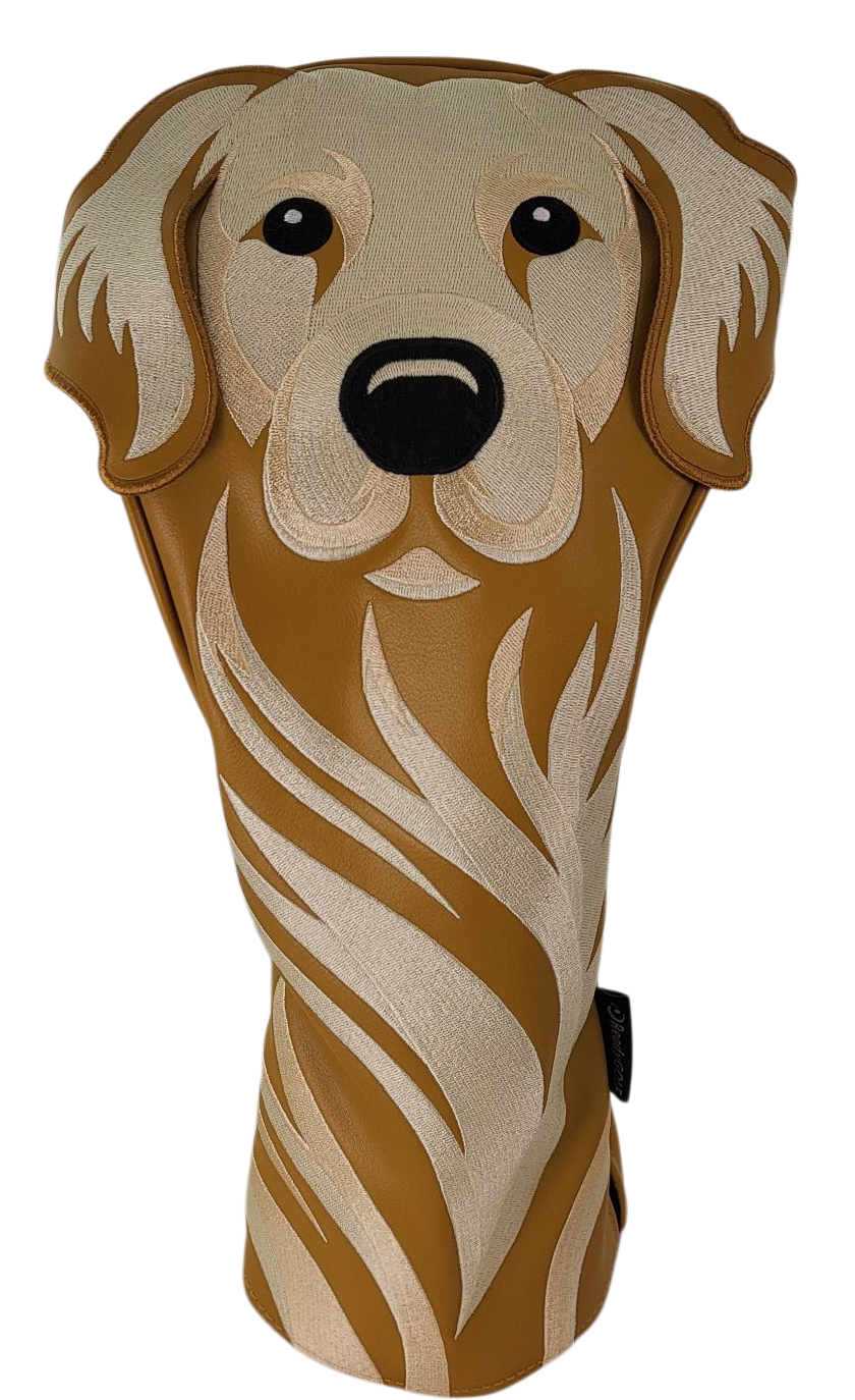 Golden Retriever Embroidered Driver Headcover by ReadyGOLF