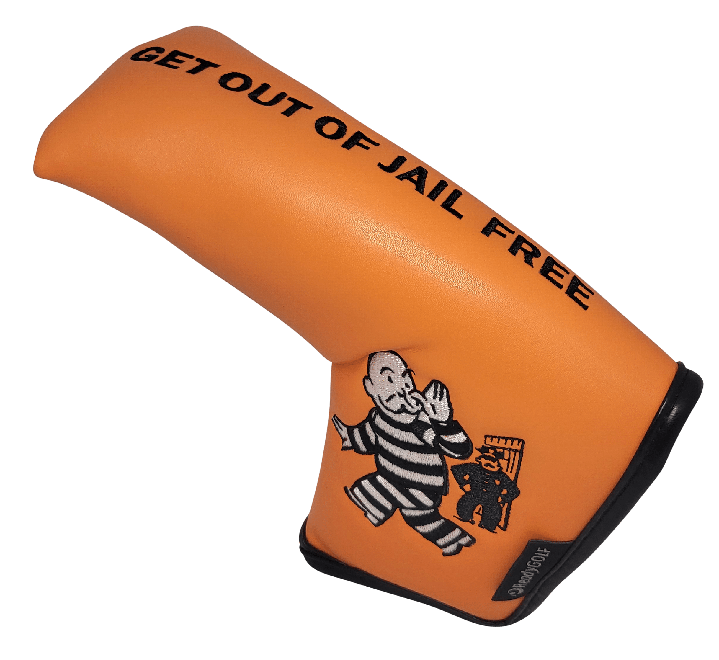 Get Out of Jail Embroidered Blade Putter Cover by ReadyGOLF