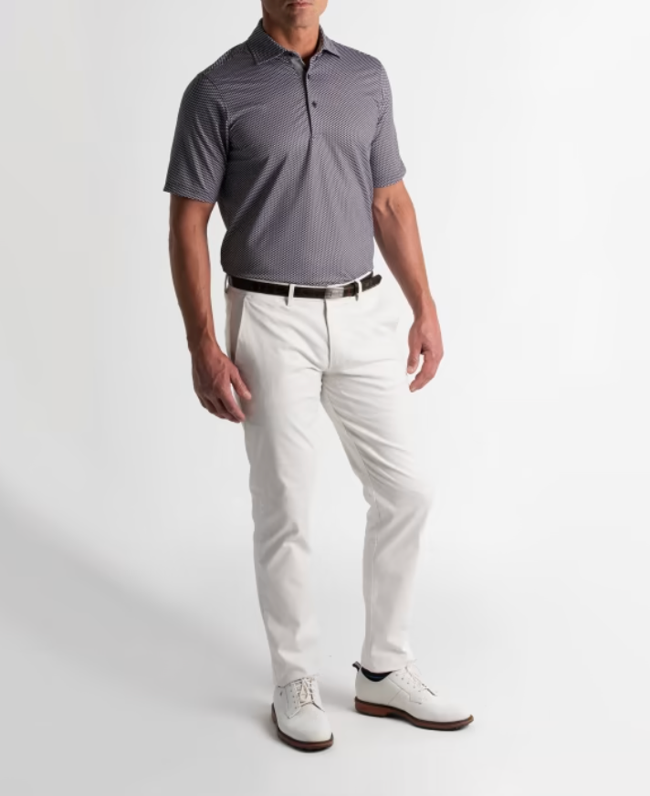 Men's Step Print Polo by Fairway & Greene