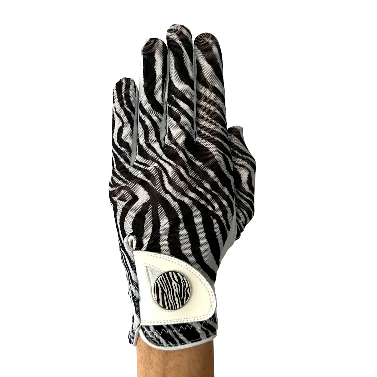 Women's Zebra Golf Glove by Hand Candy