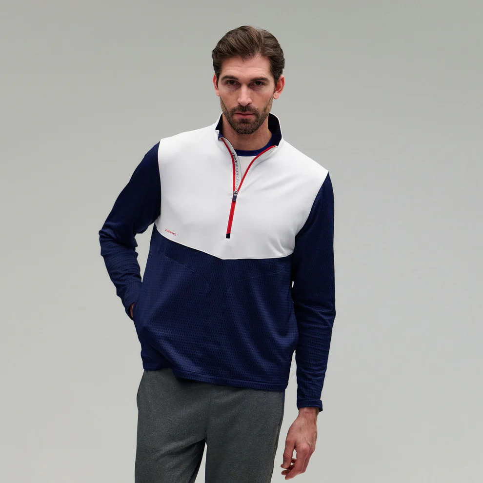 Men's Hex 1/4 Zip Jacket by Zero Restriction