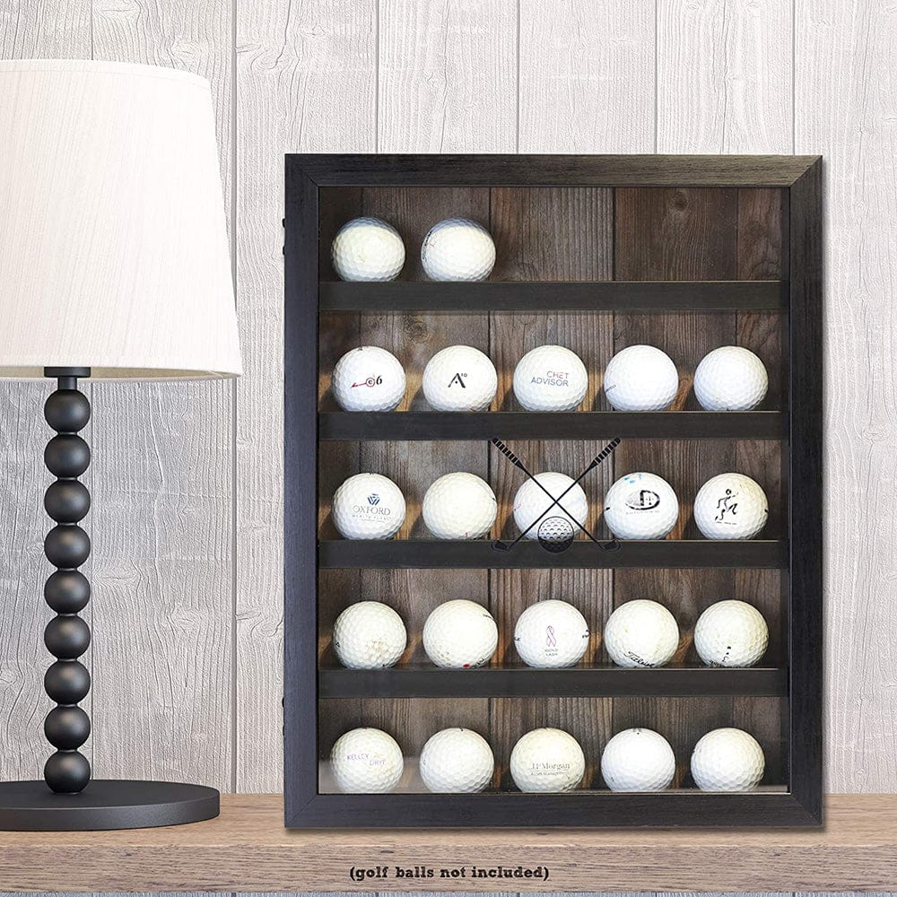Golf Ball Shadow Box Display Case by Eureka Golf