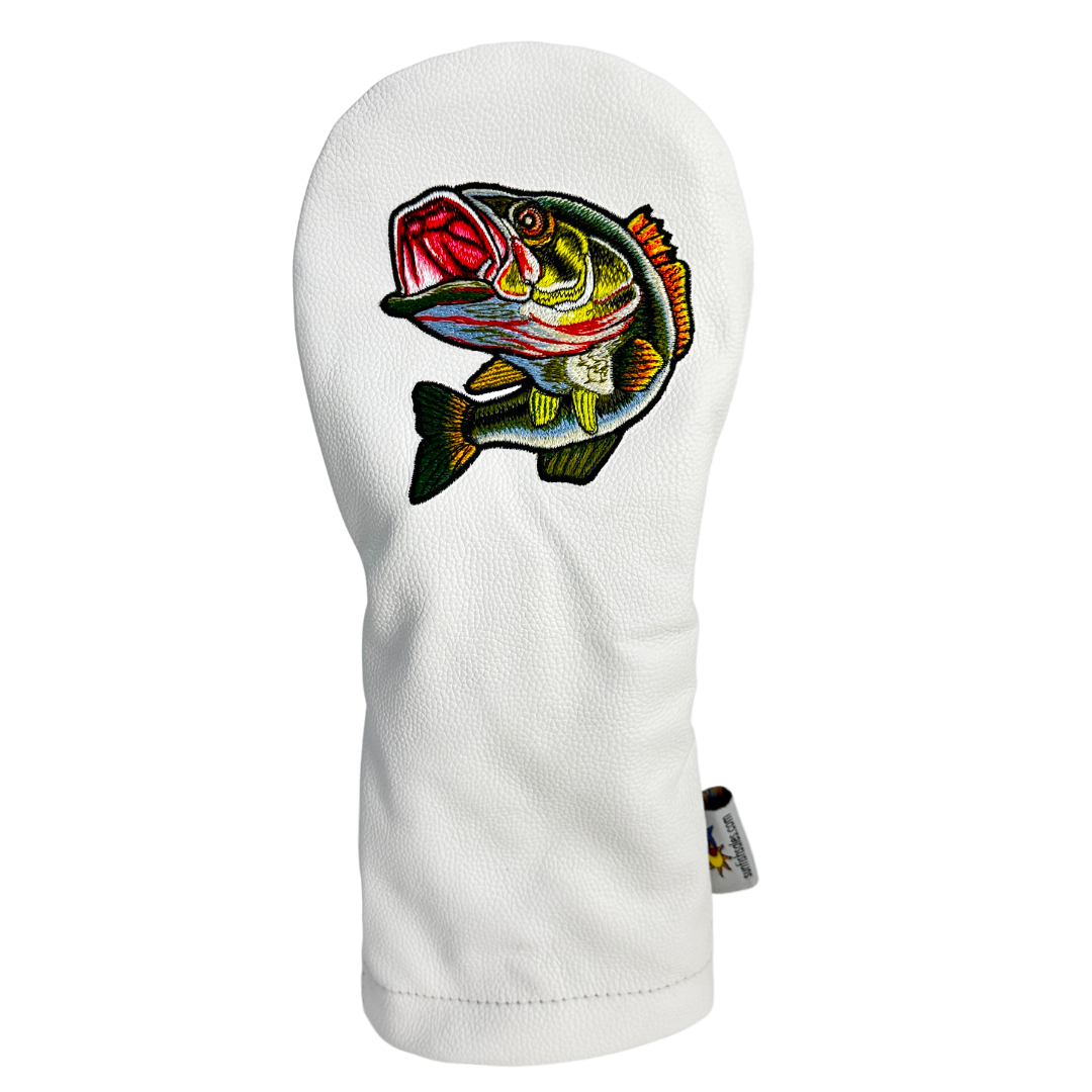 Hand Embroidered Largemouth Bass Driver Headcover by Sunfish