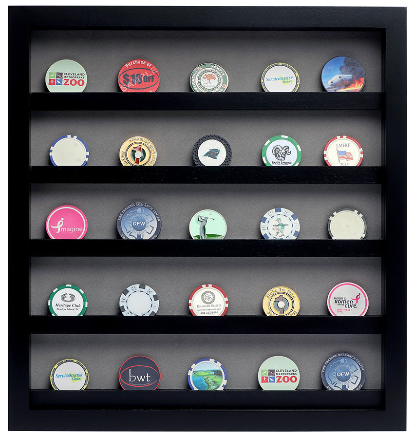 45 Poker Chip Display Cabinet by Eureka Golf