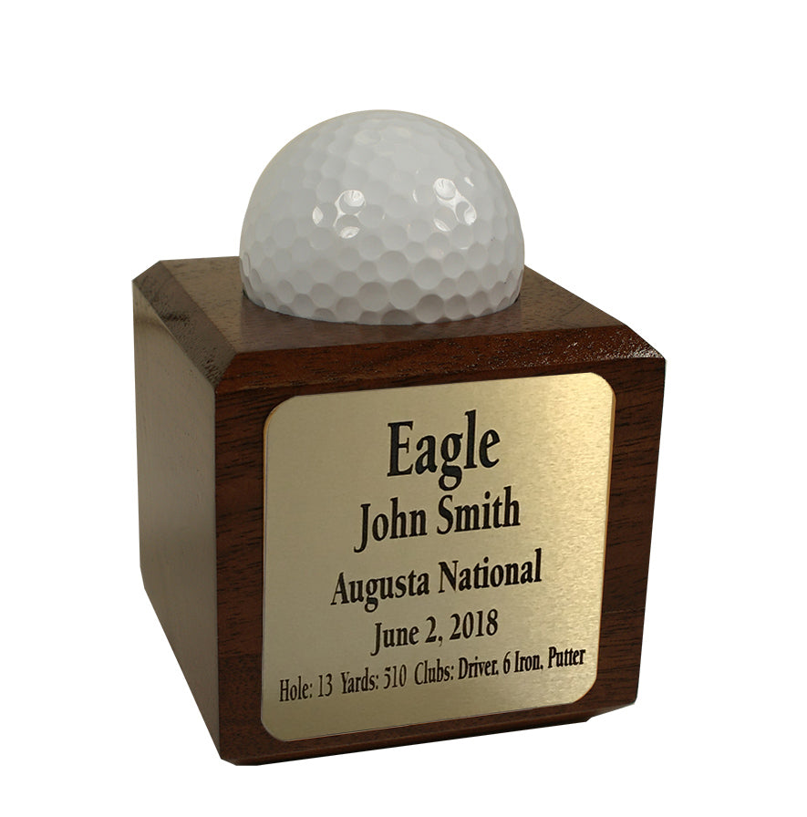 Double Eagle Golf Ball Display Cube by Eureka Golf