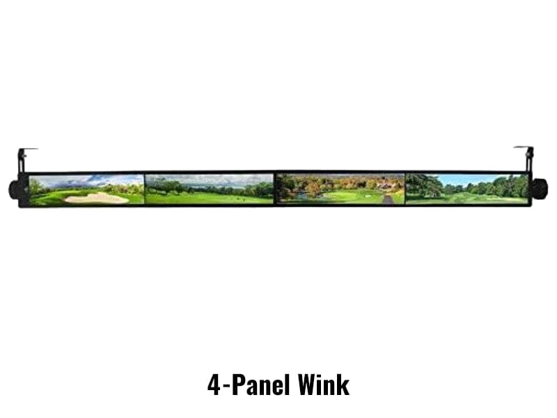 Universal 4-Panel Wink Mirror by Club Clean