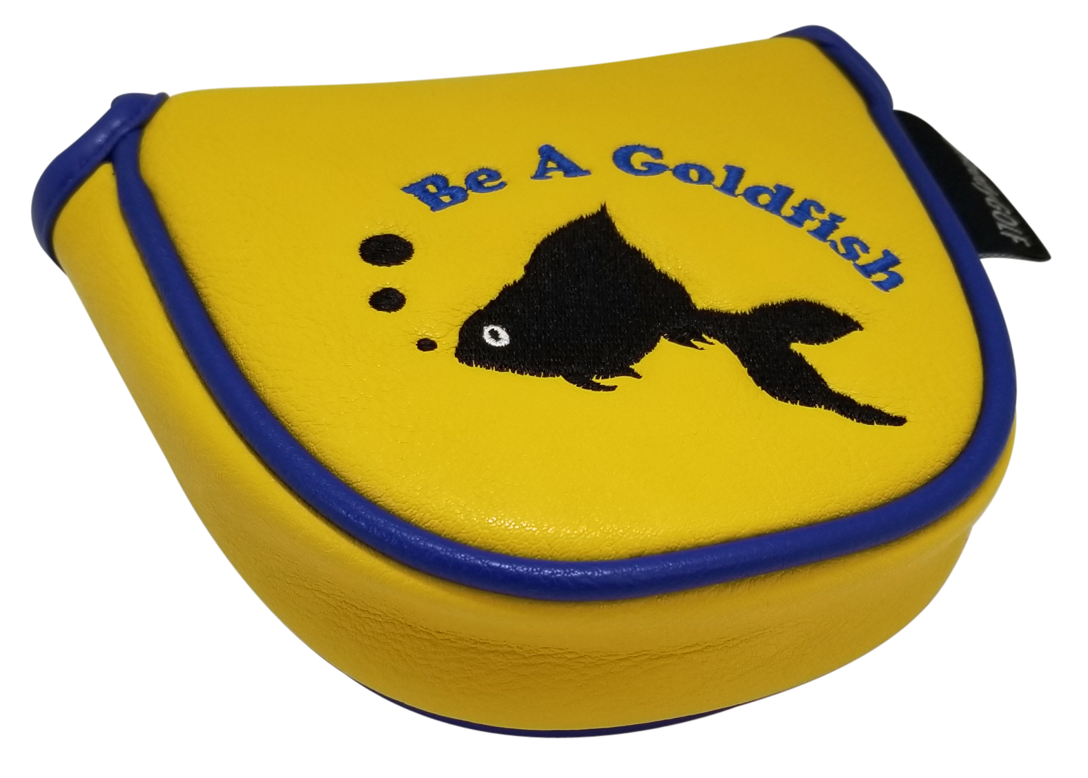 Be A Goldfish Embroidered Mallet Putter Cover