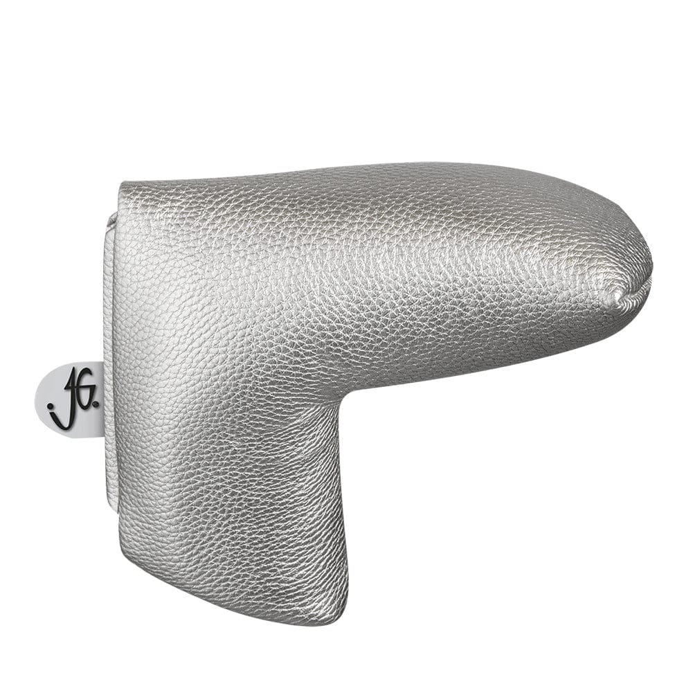 Dots in Metallic Silver Blade Putter Cover by Just 4 Golf