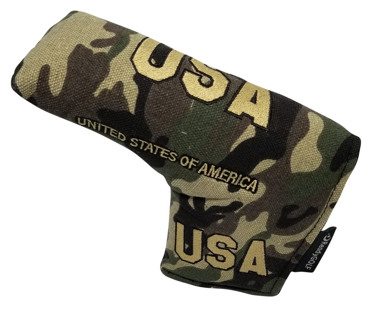 USA Camo Blade Putter Cover by ReadyGOLF