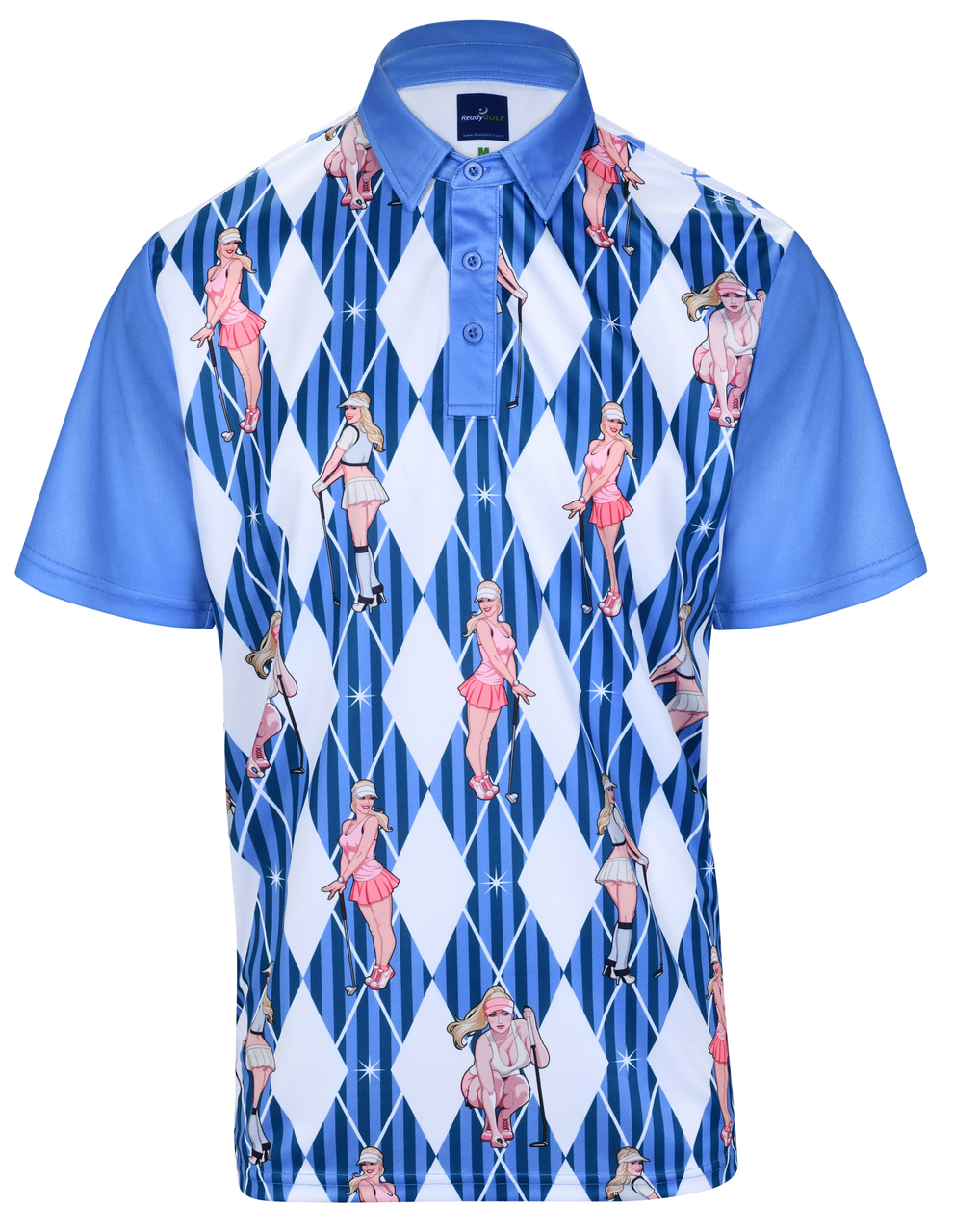 Fairway Girls Men’s Golf Polo Shirt | Pinup Golf | ReadyGOLF