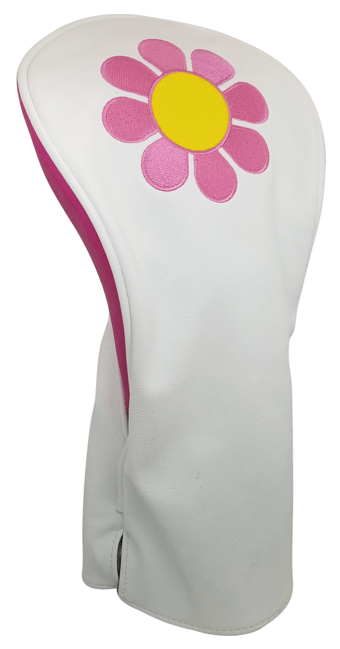 Pink Flower Child Driver Headcover by ReadyGolf (Pink)