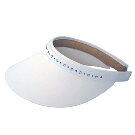 Gloria Crystal Star Clip on Visor by Dolly Mama