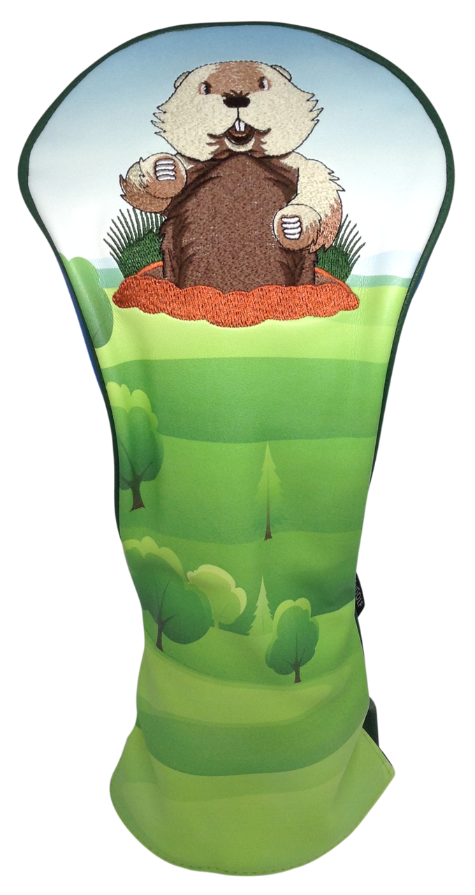Dancing Gopher Embroidered Driver Headcover by ReadyGOLF