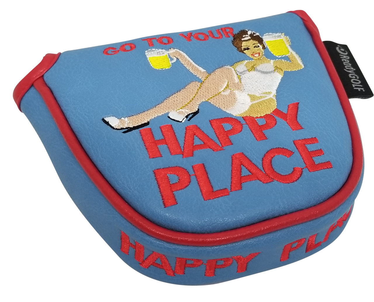 Happy Place Mallet Putter Cover | Happy Gilmore by ReadyGOLF