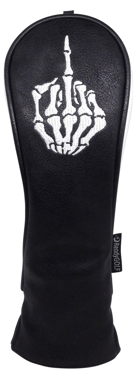 Skeleton Bone Middle Finger Hybrid Headcover by ReadyGolf
