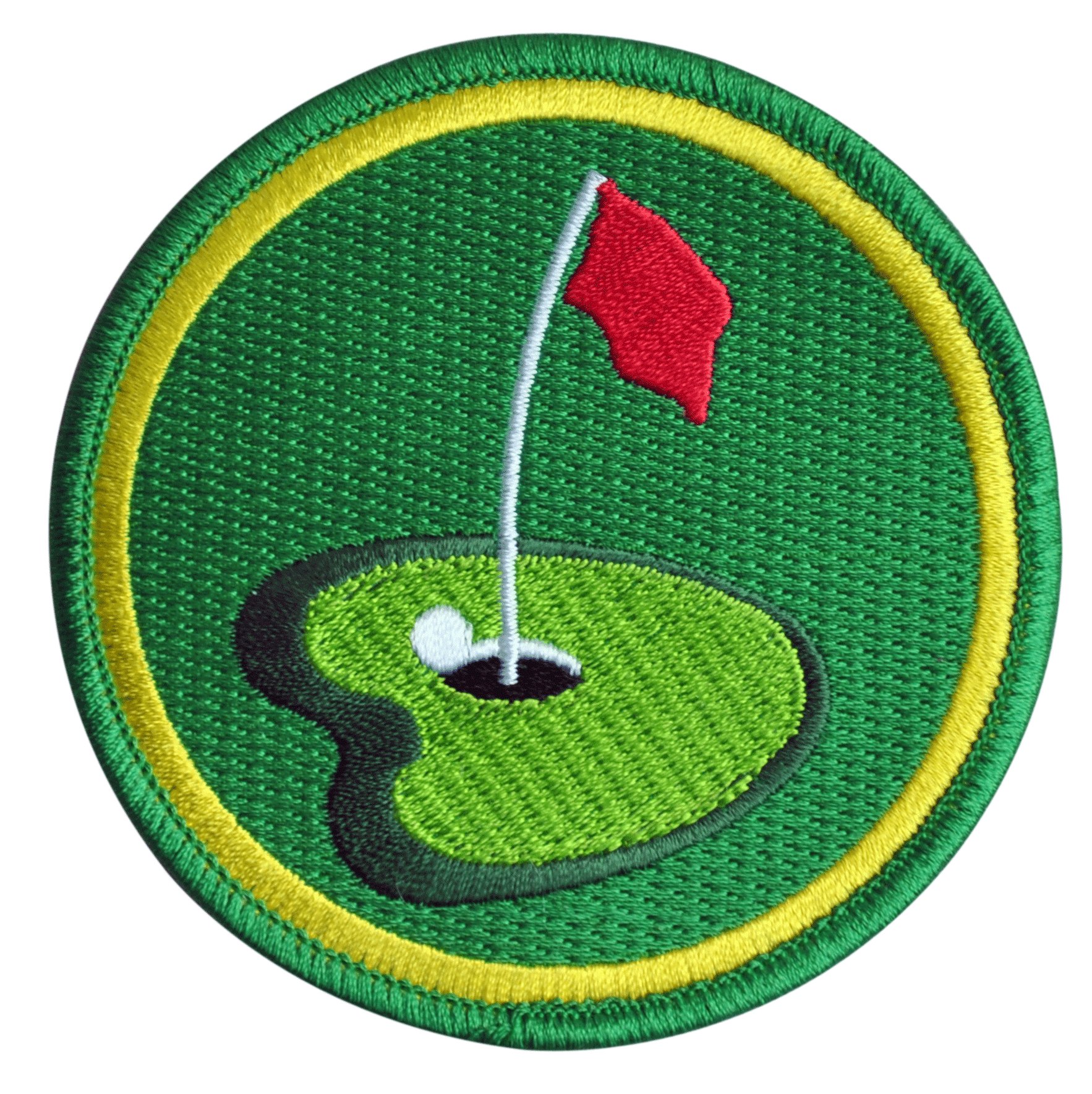 Golf Championship (Pin Flag) Embroidered Patch