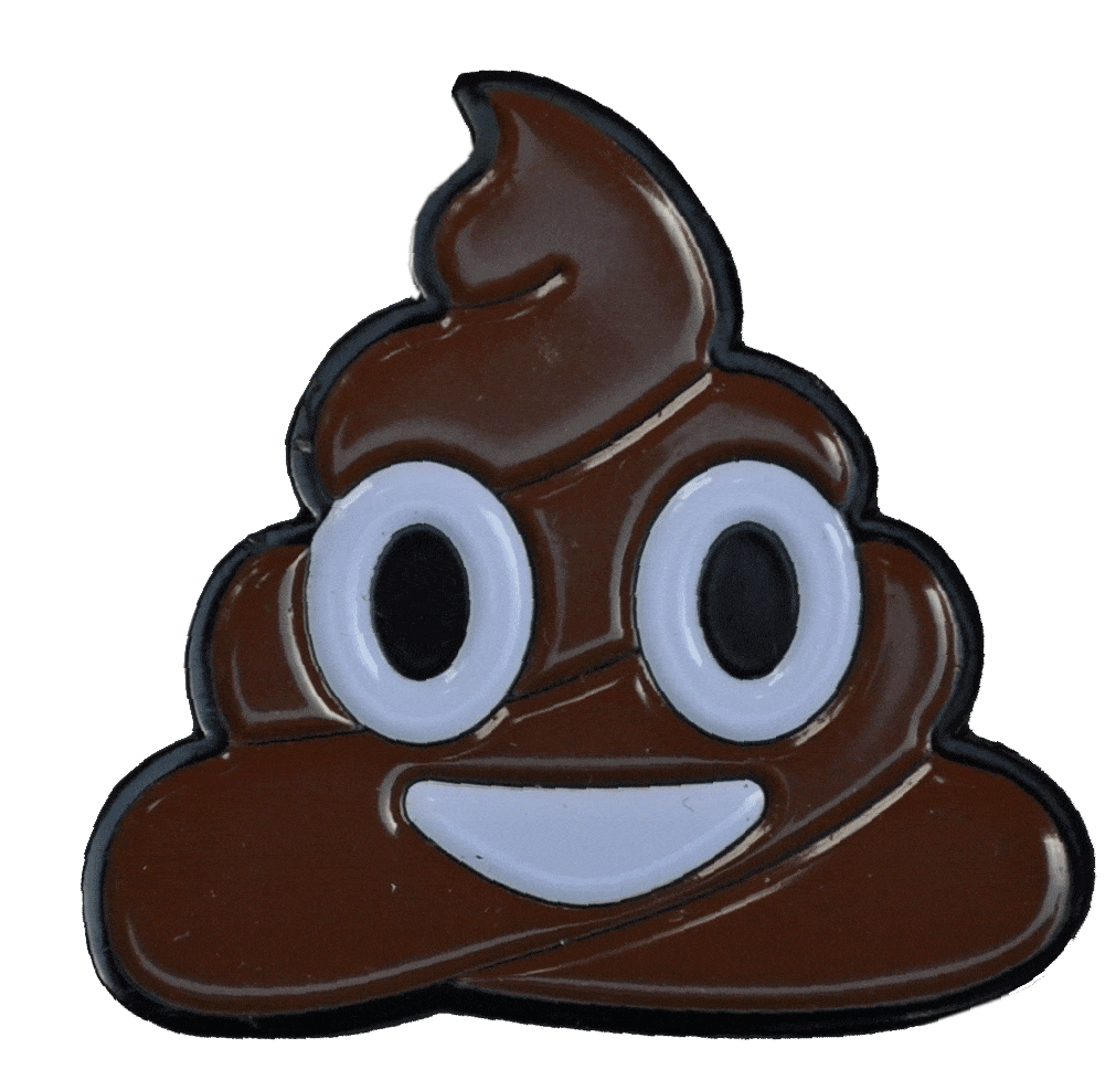 Poop Emoji Ball Marker & Hat Clip by ReadyGolf