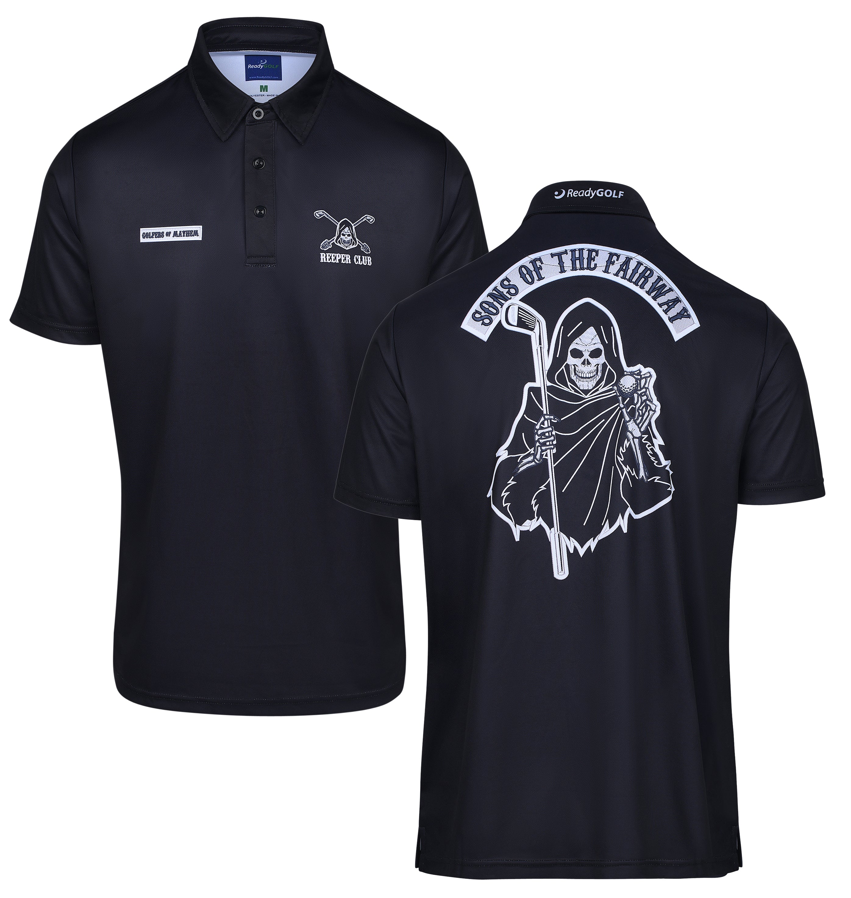 Sons of the Fairway Men’s Golf Polo Shirt | Biker | ReadyGOLF