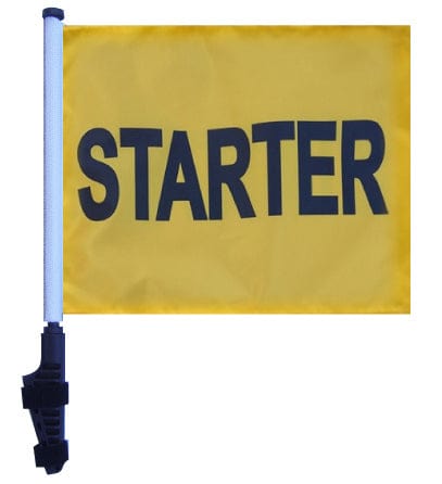 Starter 11x15 inch Golf Cart Flag with Pole by SSP Flags