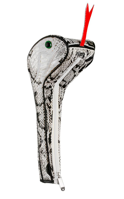 White Snake Driver Headcover by Hireko Golf