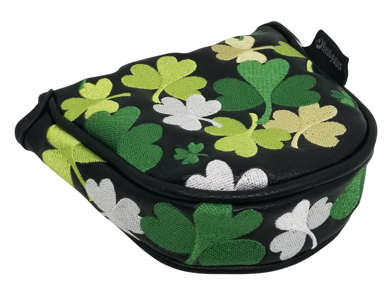 Shamrocks Embroidered Mallet Putter Cover | ReadyGOLF