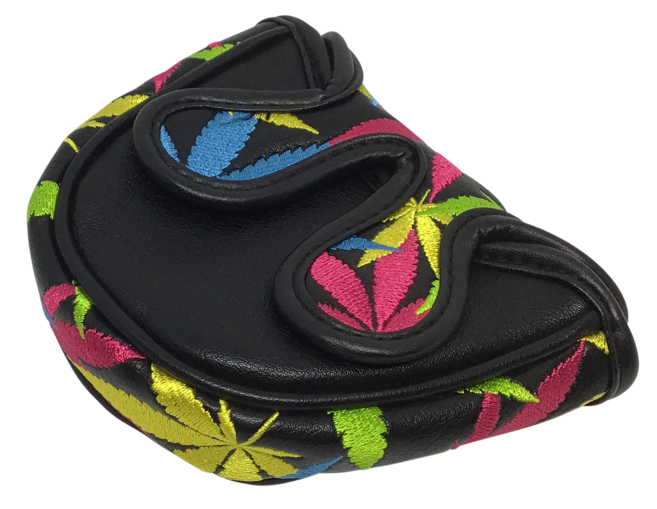 Weed All-Over Embroidered Mallet Putter Cover