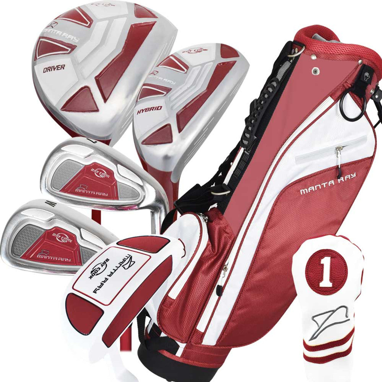 Manta Ray Junior Golf Club Set Age 9-12 (Unisex) by Ray Cook Golf